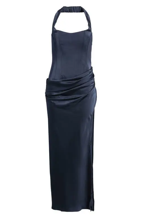 HELLO MOLLY After Party Halter Maxi Dress