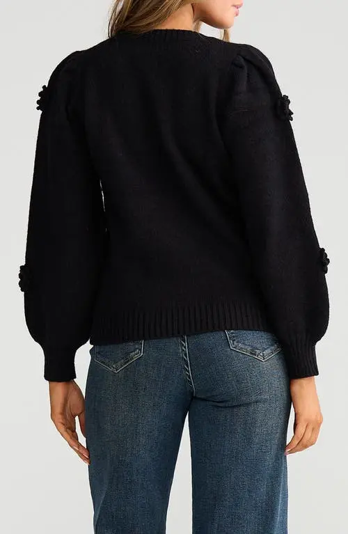 TALISMAN THE LABEL Petals Floral Crewneck Sweater