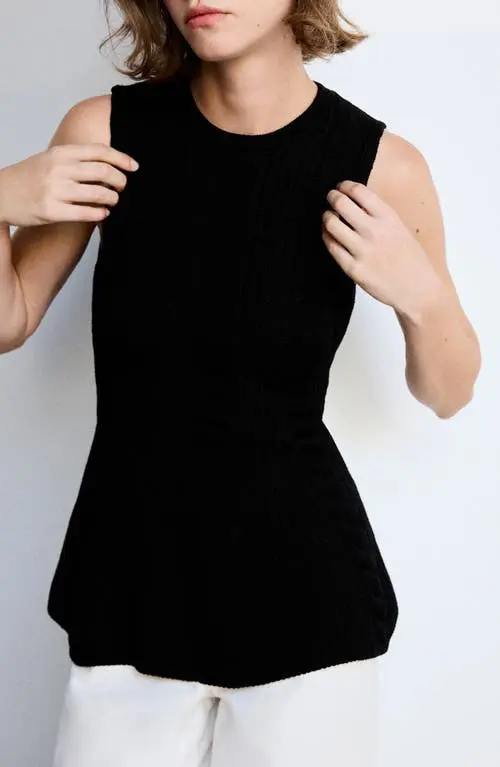 Mango Cable Stitch Sweater Vest