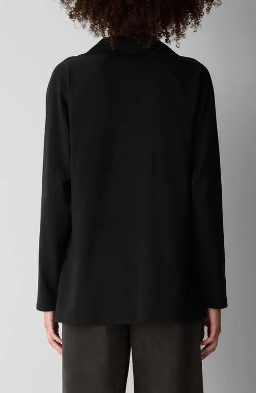 Eileen Fisher Raglan Sleeve Henley Tunic