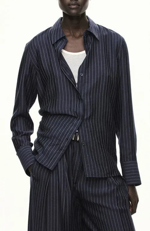 Mango Pinstripe Shirt