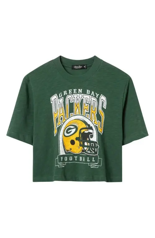 Junk Food Green Bay Packers Helmet Graphic Crop T-shirt