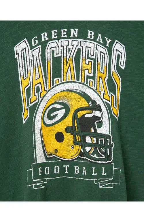 Junk Food Green Bay Packers Helmet Graphic Crop T-shirt