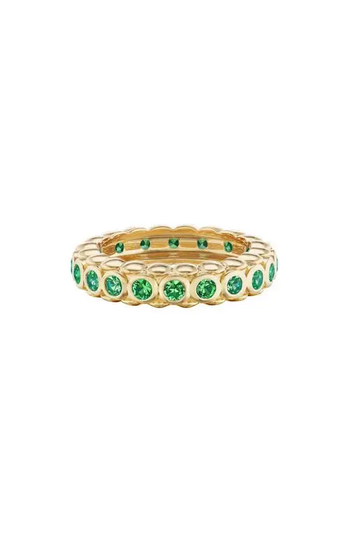 NIGHTHORSE Morning Drop 18k Gold Diamond Ring - Emerald