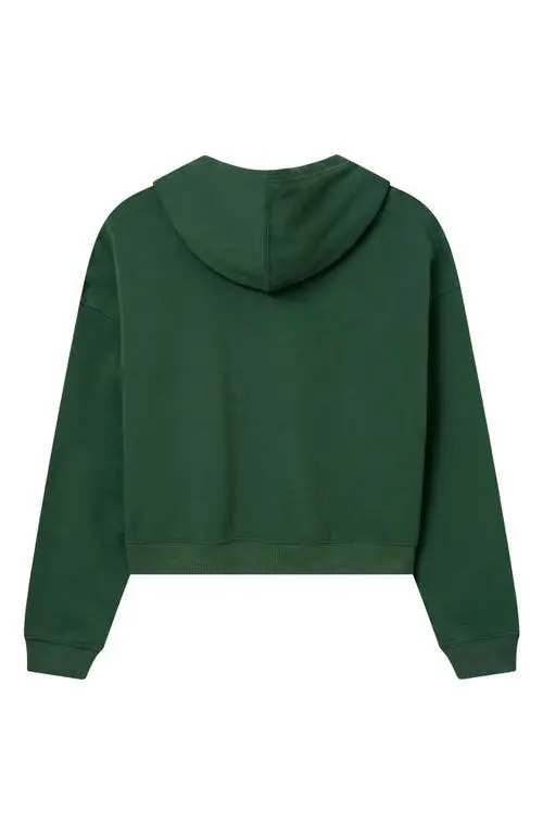 Junk Food New York Jets Oversized Cropped Graphic Hoodie