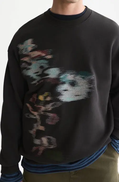 Scotch & Soda Embroidered Graphic Sweatshirt