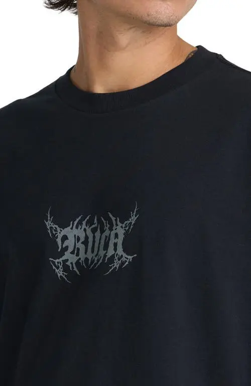 Rvca Virus Long Sleeve Graphic T-shirt
