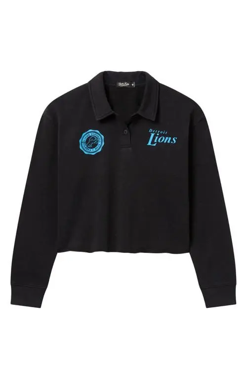 Junk Food Detroit Lions Graphic Polo Sweatshirt