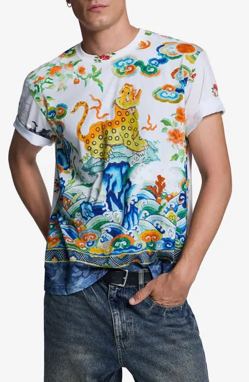 Desigual Tiger Graphic T-shirt