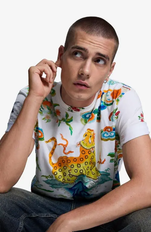 Desigual Tiger Graphic T-shirt