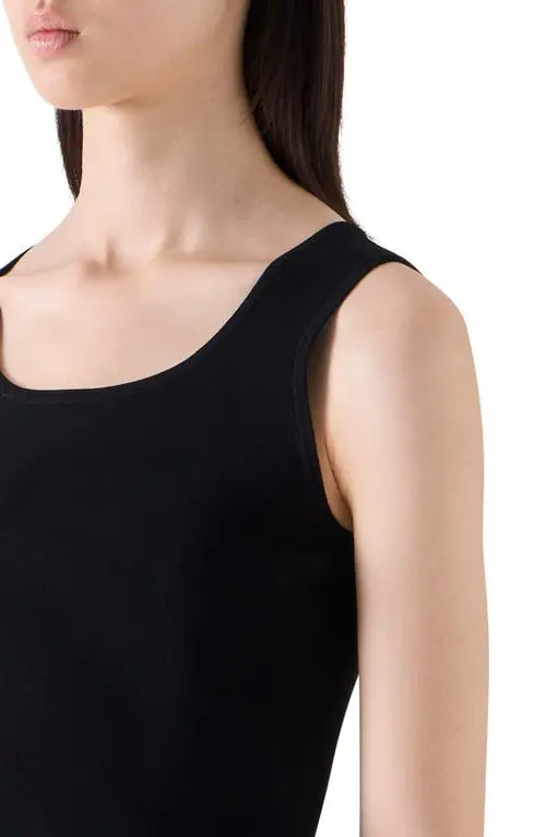 Akris Embellished Stretch Knit Tank