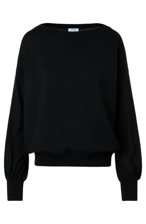 Akris Off The Shoulder Virgin Wool Sweater