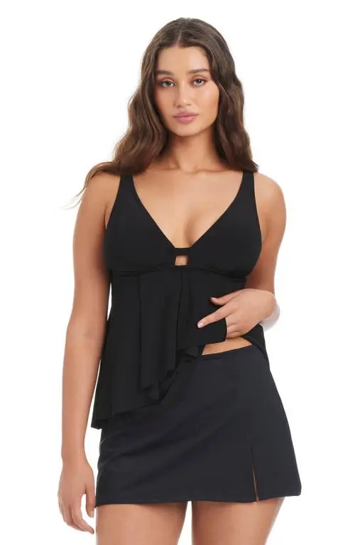 BEYOND CONTROL Full Coverage Skirted Swim Bottoms