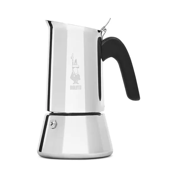 BIALETTI Mini Express Stainless Steel Induction Moka Pot, 2 Cup