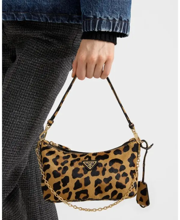 Prada Printed Calf Hair Leather Mini-bag - Neutral