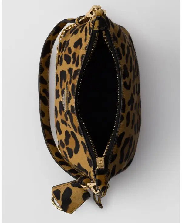 Prada Printed Calf Hair Leather Mini-bag - Neutral