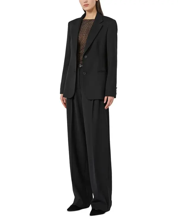 Max Mara Mstargenta Single Breasted Wool Blazer