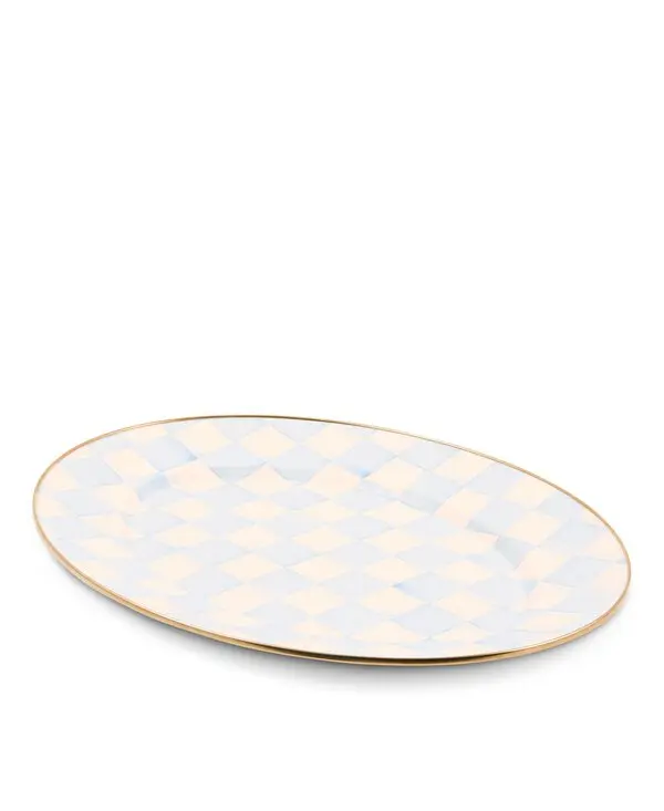 MACKENZIE-CHILDS Check Medium Oval Platter