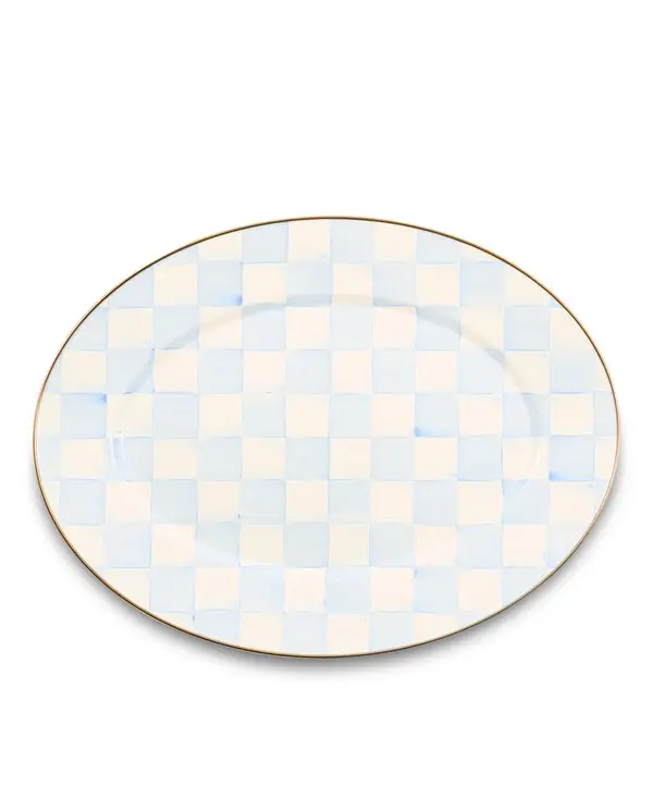 MACKENZIE-CHILDS Check Medium Oval Platter
