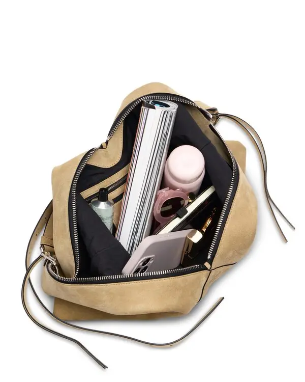 Moschino Suede Hobo Bag