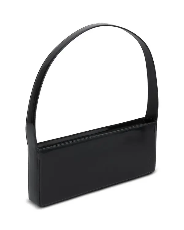 JIL SANDER Monolith East West Tonal Hardware Shoulder Bag - Black