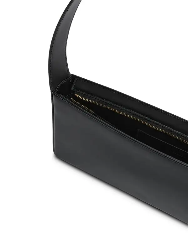 JIL SANDER Monolith East West Tonal Hardware Shoulder Bag - Black