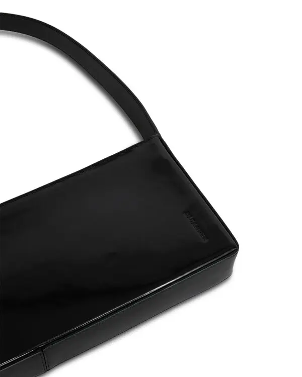 JIL SANDER Monolith East West Tonal Hardware Shoulder Bag - Black