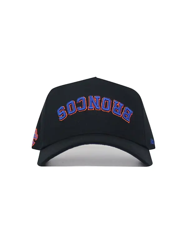 NO RIVALS Upside Down Broncos Boise State Blackout Hat