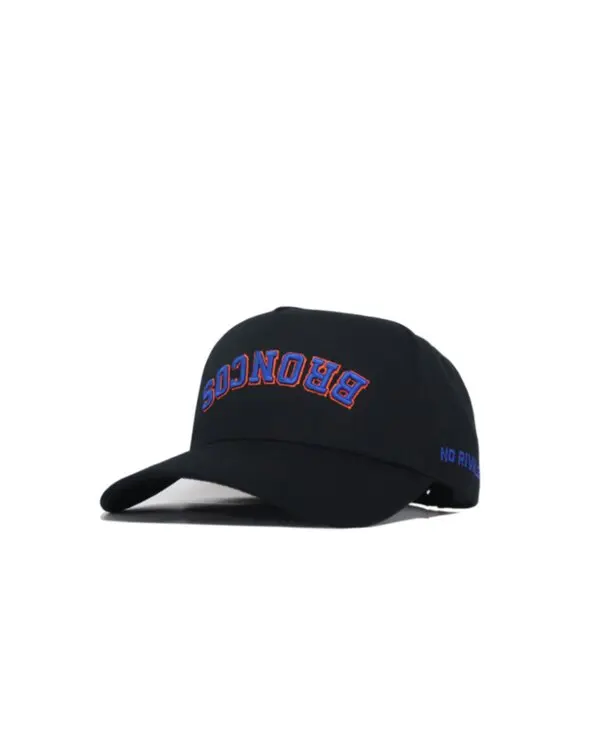 NO RIVALS Upside Down Broncos Boise State Blackout Hat
