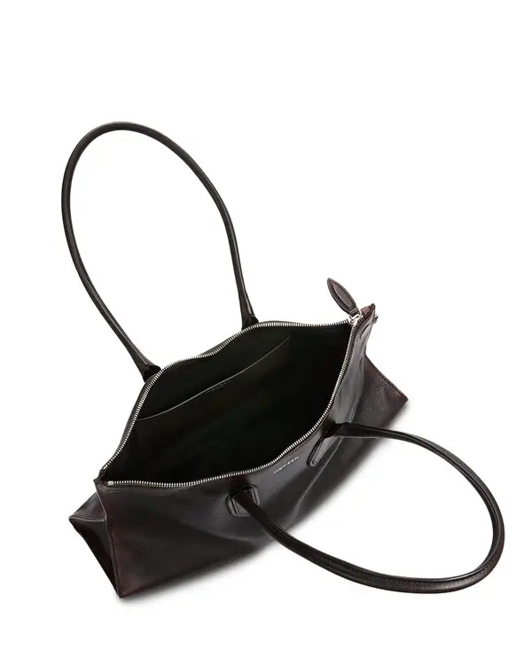 Alexander McQueen Manta Grainy Leather Shoulder Bag - Coffee/yellow