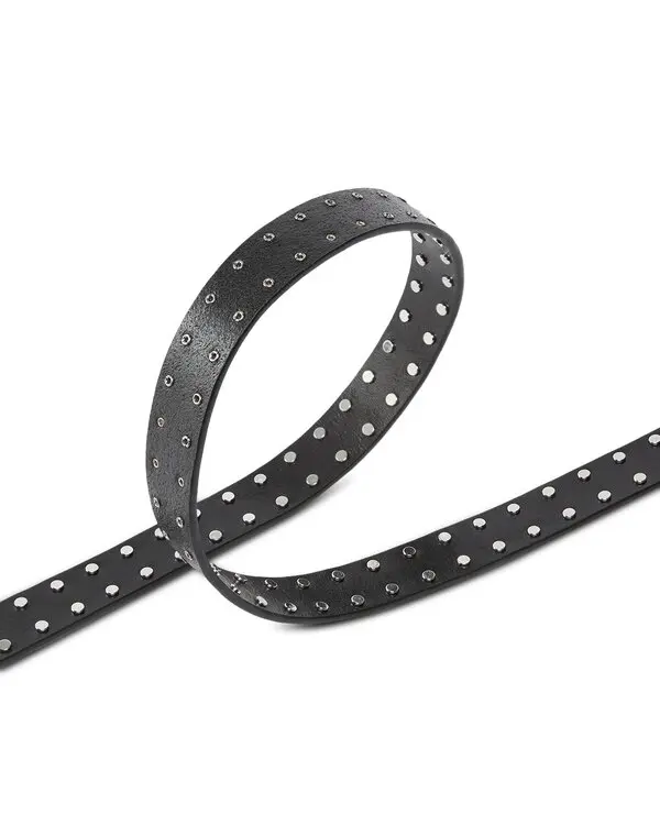 Pinko Low Love Studded Leather Belt