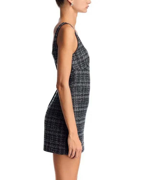 Alexander Wang Tweed Fitted Mini Dress