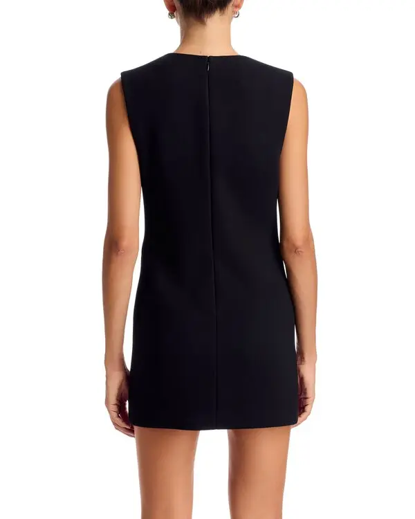 Alexander Wang Embellished Zip Front Mini Dress
