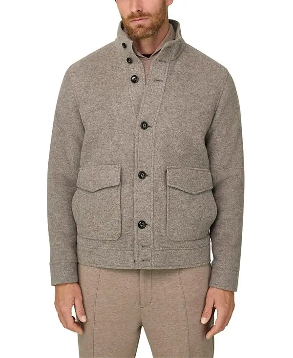 Boggi Milano Wool Cashmere Blend Melange Jacket