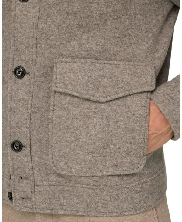 Boggi Milano Wool Cashmere Blend Melange Jacket