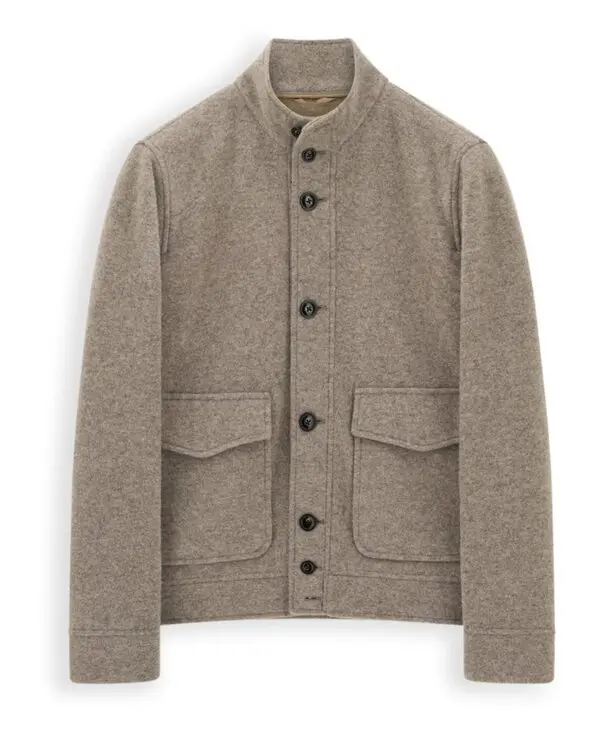 Boggi Milano Wool Cashmere Blend Melange Jacket