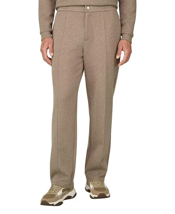 Boggi Milano Cotton Blend Scuba Melange Joggers - Biscuit