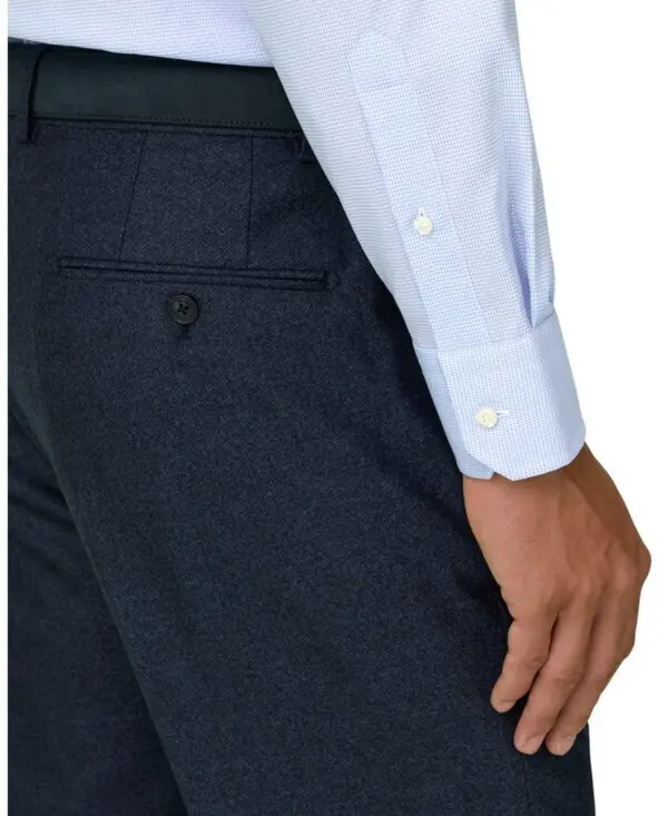 Boggi Milano Non-iron Cotton Dobby Slim Fit Shirt