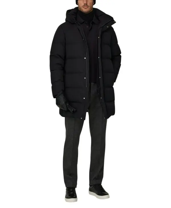 Boggi Milano Technical Fabric Padded Goose Down Parka