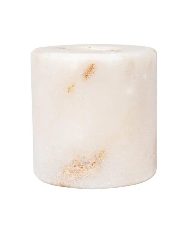 OLIVE GROVE Decorative Marble Taper Candle Holders, Set Of 6