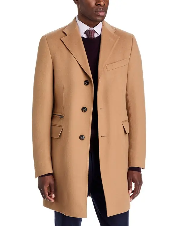 Corneliani Wool Id Overcoat & Removable Insert
