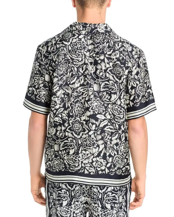 Simkhai Clarke Silk Printed Skirt