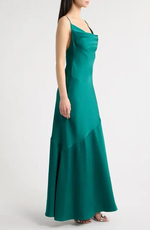 HELLO MOLLY Brilliant Belle Satin Maxi Dress