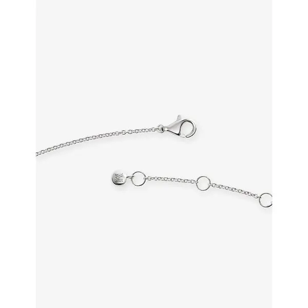 Monica Vinader Riva Pave Sterling- And Lab Grown Diamond Bracelet