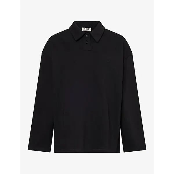 4TH & RECKLESS Marigold Logo-print Cotton Top