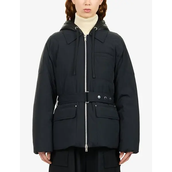 Moose Knuckles Tegan Belted 3q Down Parka Jacket