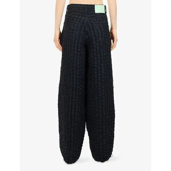 HAIKURE Bethany Bull Stripe Cotton-blend Jeans