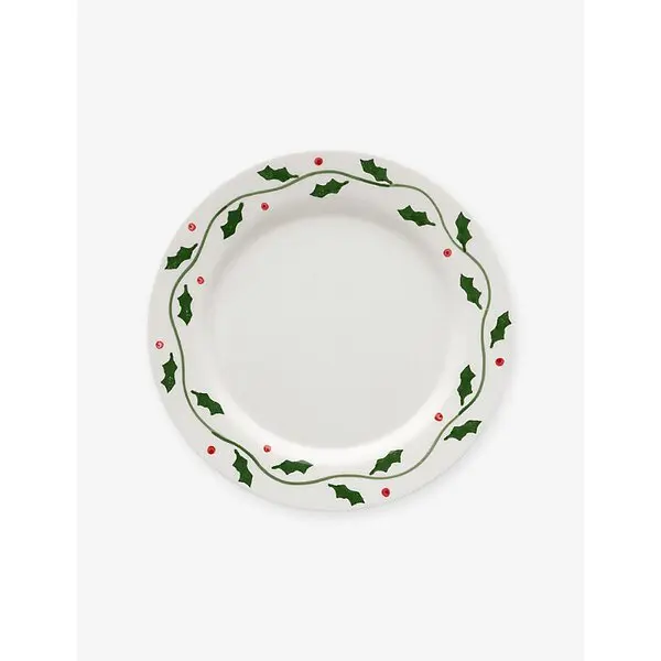 ANNA + NINA Holly Earthenware Dinner Plate