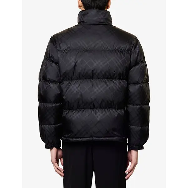 Burberry Check Highlands Nylon Puffer Jacket