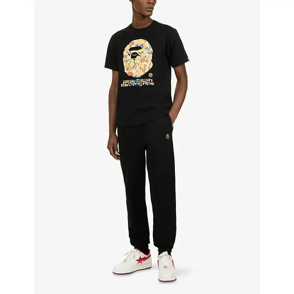 A BATHING APE X Billie Eilish Camo Cotton-jersey T-shirt
